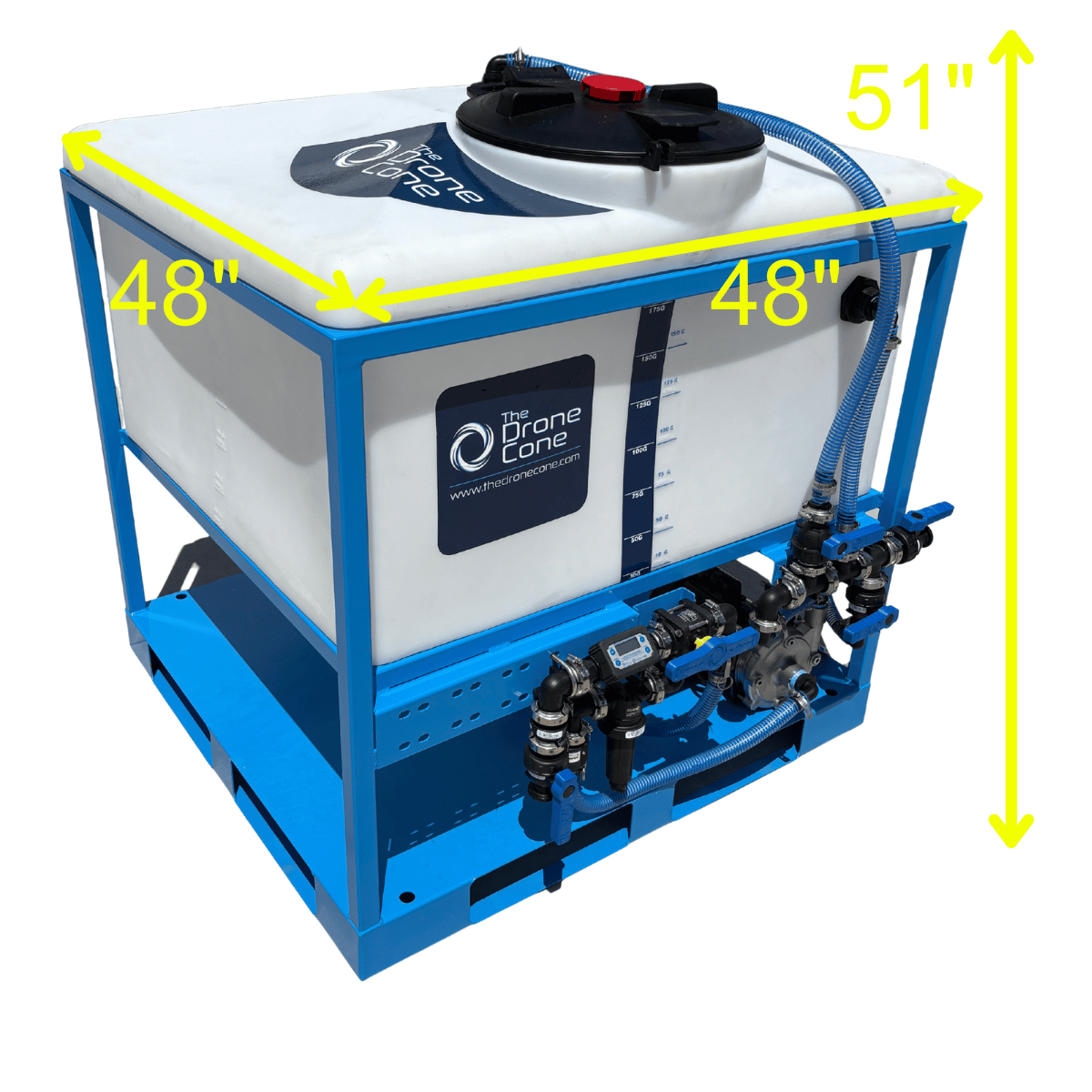 Drone Cone 200 Gallon Mixing System